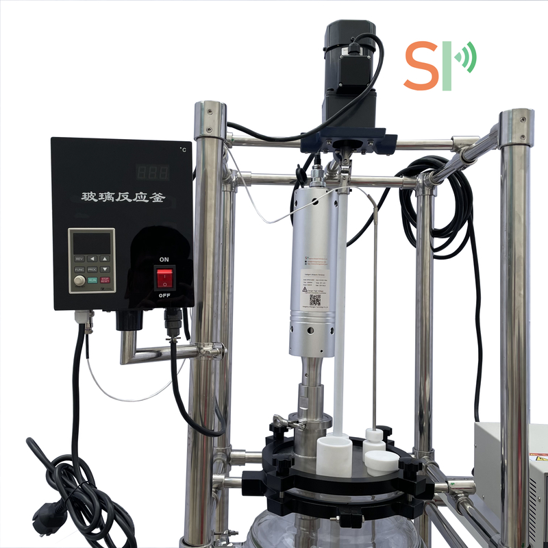 High Power Ultrasonic Sonicator With Visional Reactor For Plant Oil ...
